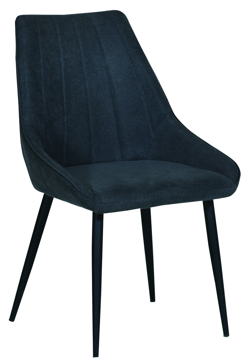 DINING CHAIR COSMO DRK GREY FB - Malloupas & Papacostas
