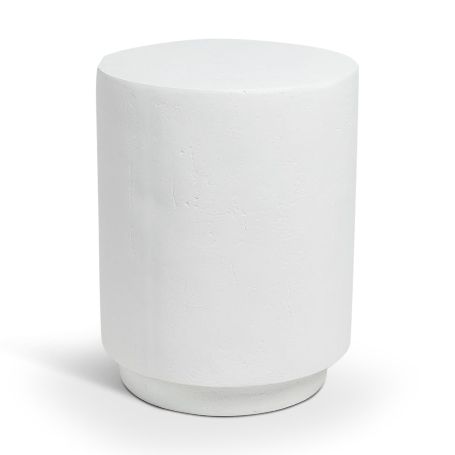 LITHOS Round Side Table White – Collection in Cyprus | Four Day Clearance