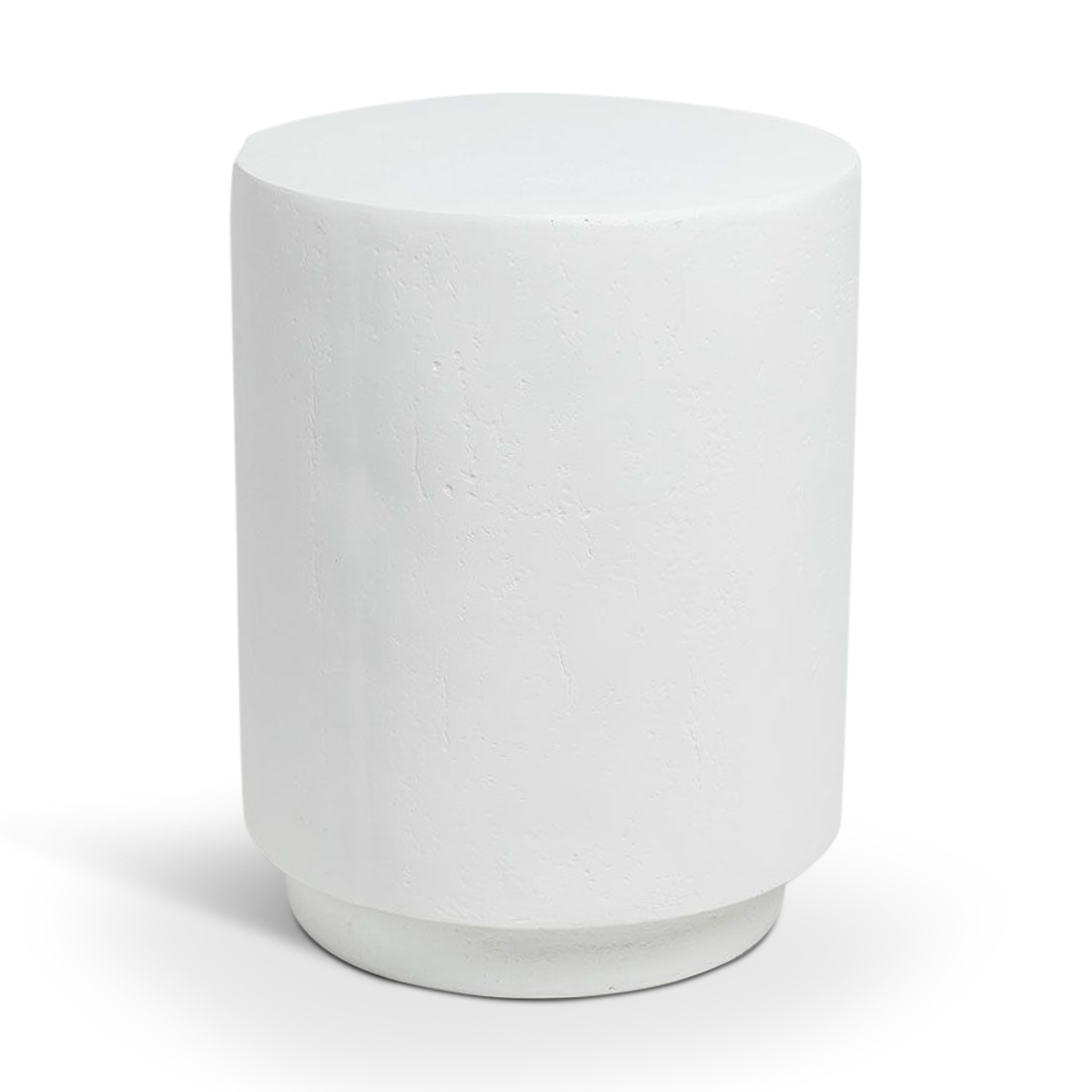 LITHOS Round Side Table White – Collection in Cyprus | Four Day Clearance
