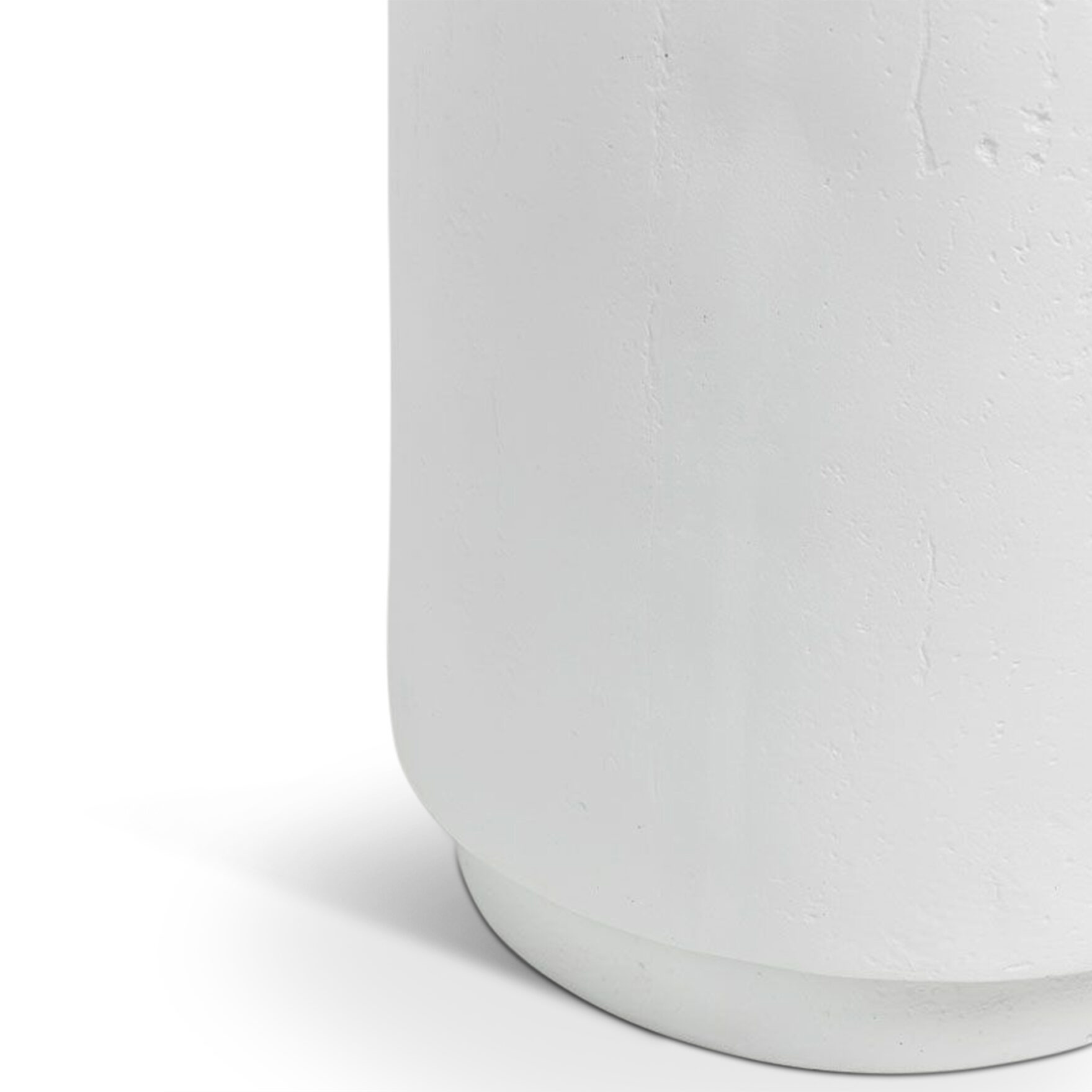 LITHOS Round Side Table White – Collection in Cyprus | Four Day Clearance