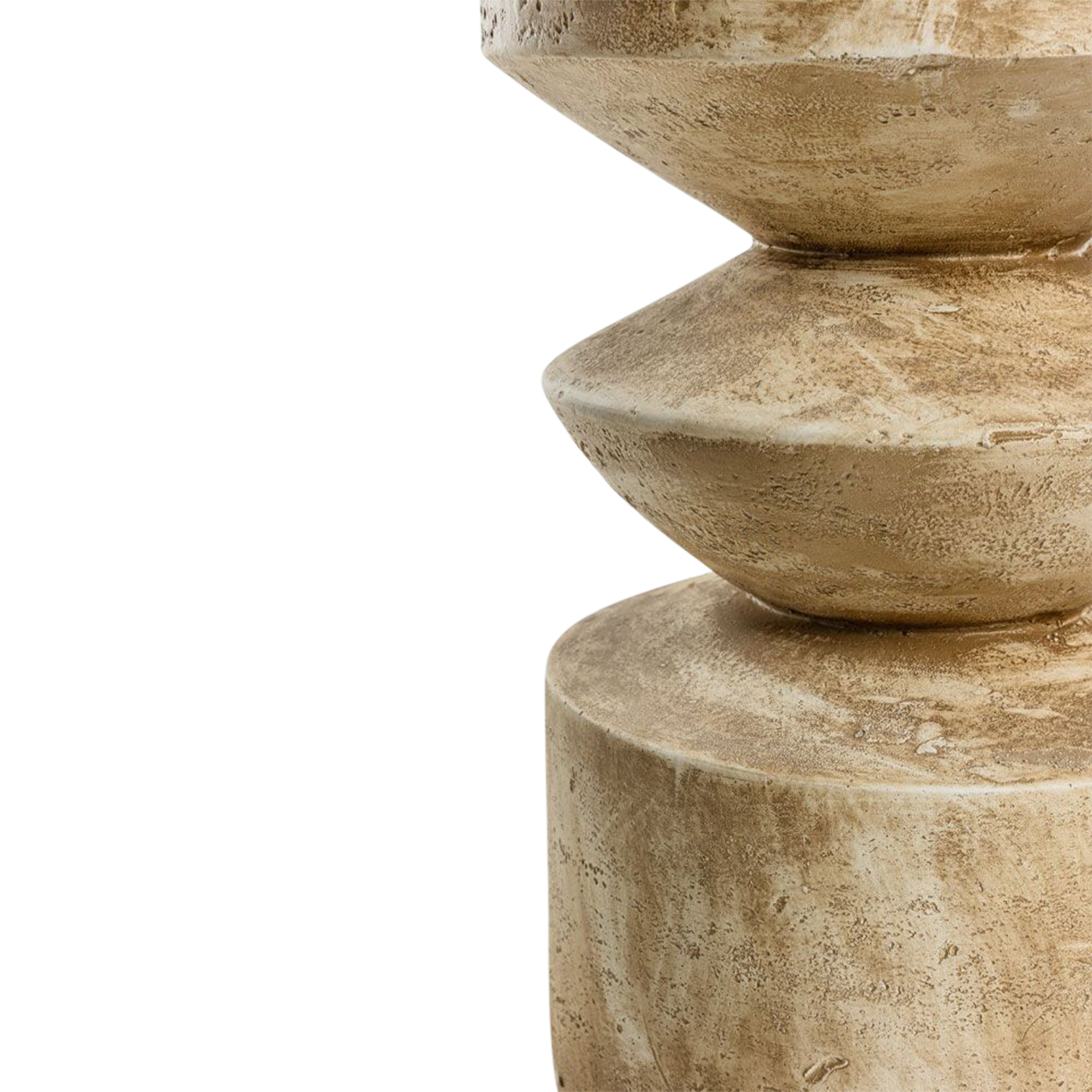 SANDY Side Table Light Brown – Collection in Cyprus | Four Day Clearance