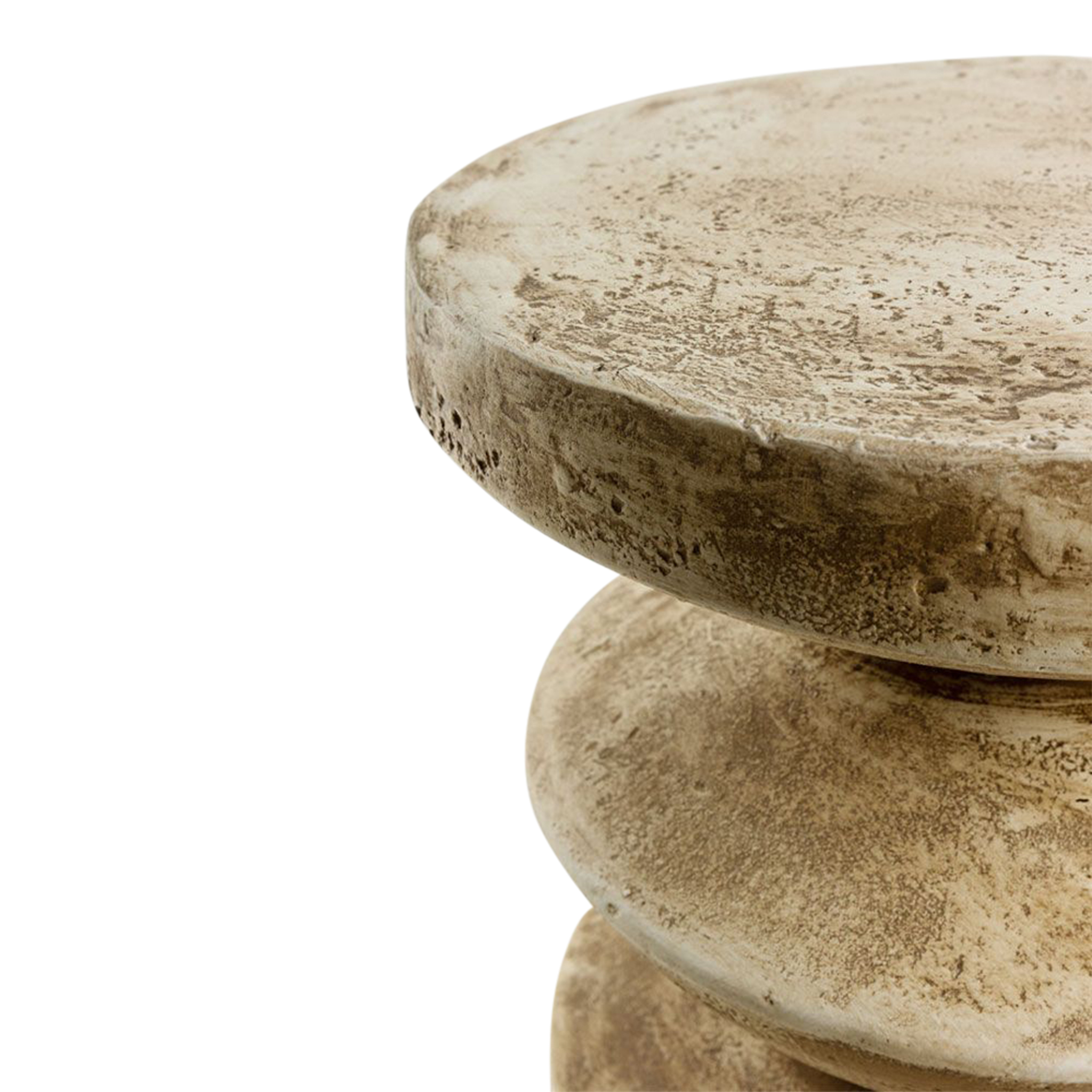 SANDY Side Table Light Brown – Collection in Cyprus | Four Day Clearance