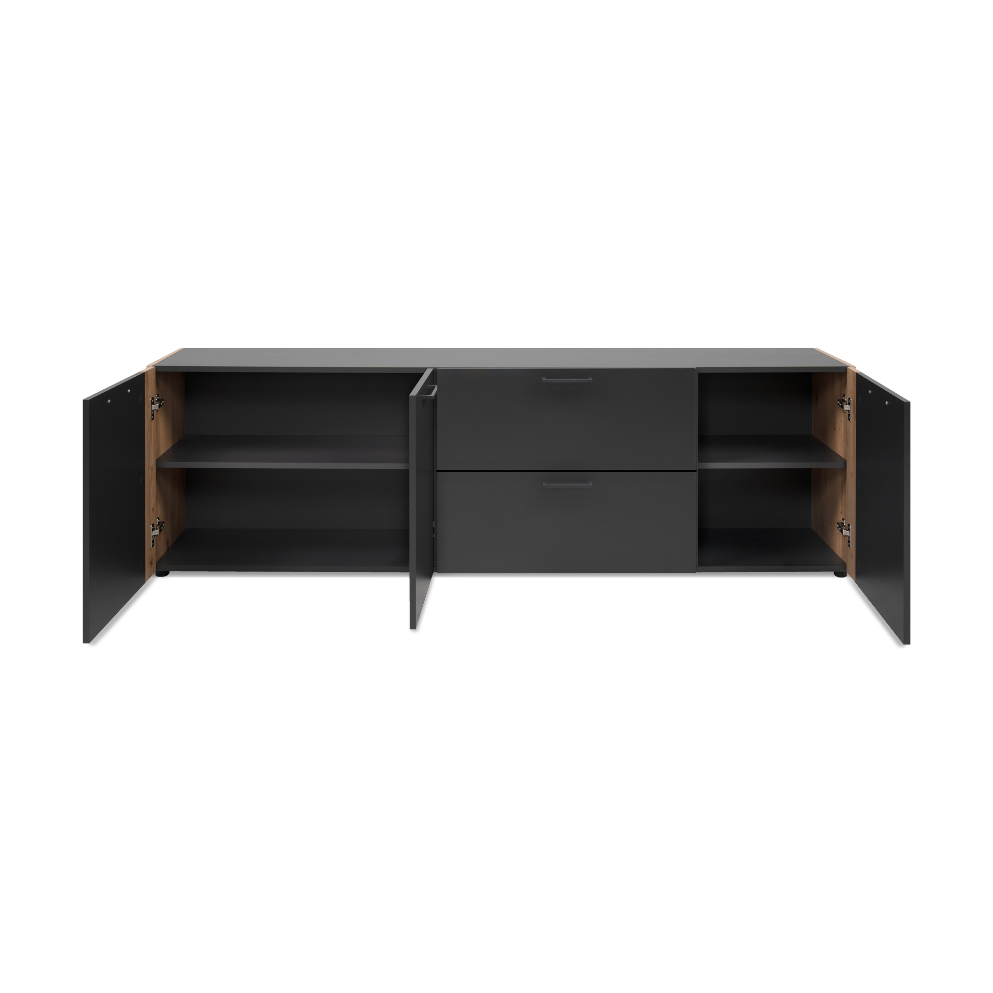 CENTO Anthracite and Artisan Oak TV Stand – Collection in Cyprus | Four ...